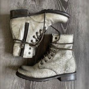 Freebird by Steven | Shoes | Iso Freebird Size 56 Manchester Boots Silver | Poshmark